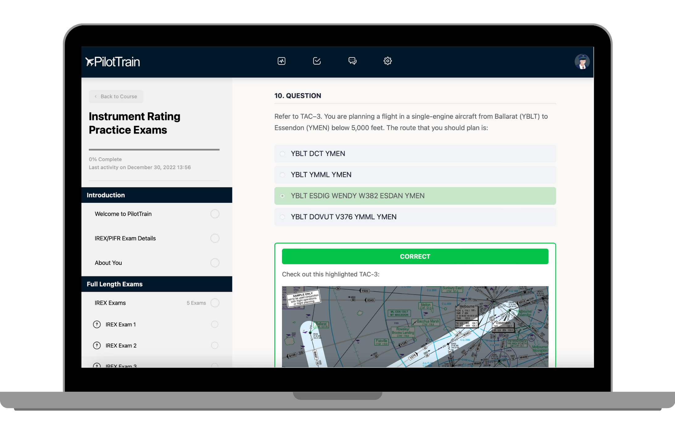 Instrument Rating Practice Exams | PilotTrain Australia