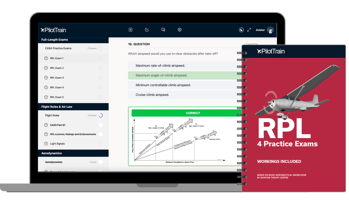 Online RPL Pilot Practice Exams | PilotTrain Australia